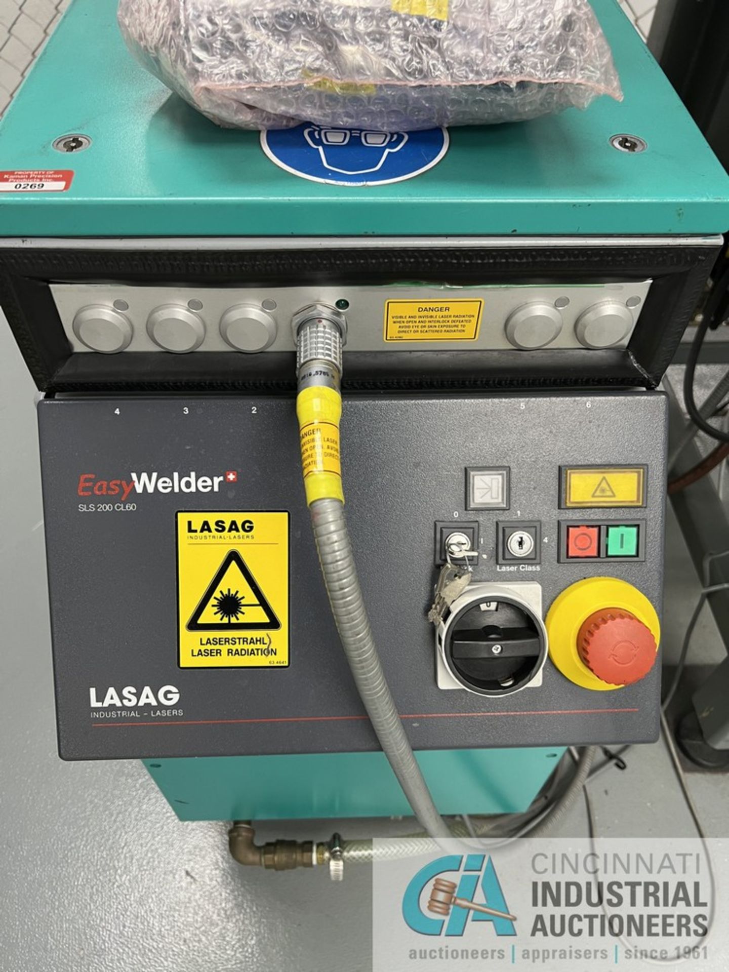 LASAG PROLAS MODEL 2000A FO-18" LASER WELDER; S/N 2091, WITH LASAG ...