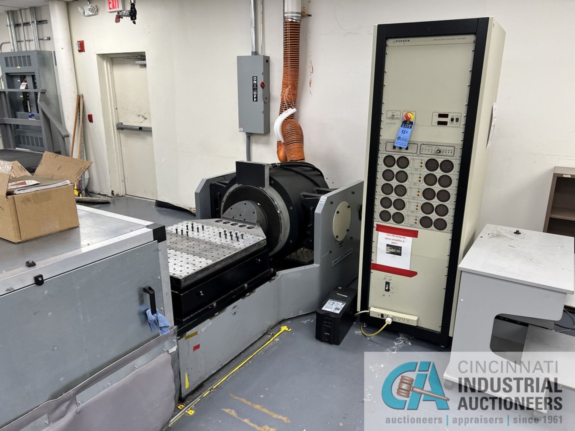 LING ELECTRONICS MODEL A395 VIBRATION TABLE; S/N 87, WITH DODSON ...