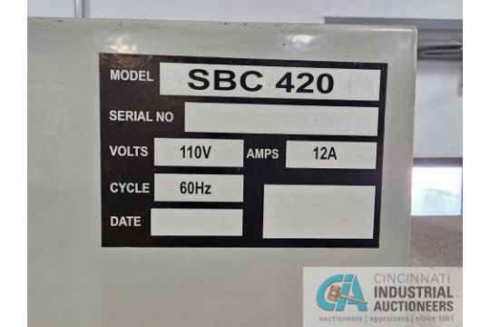 SBC420 ABRASIVE BLAST CABINET, 24" X 48", ATTACHED DUST COLLECTOR**For ...