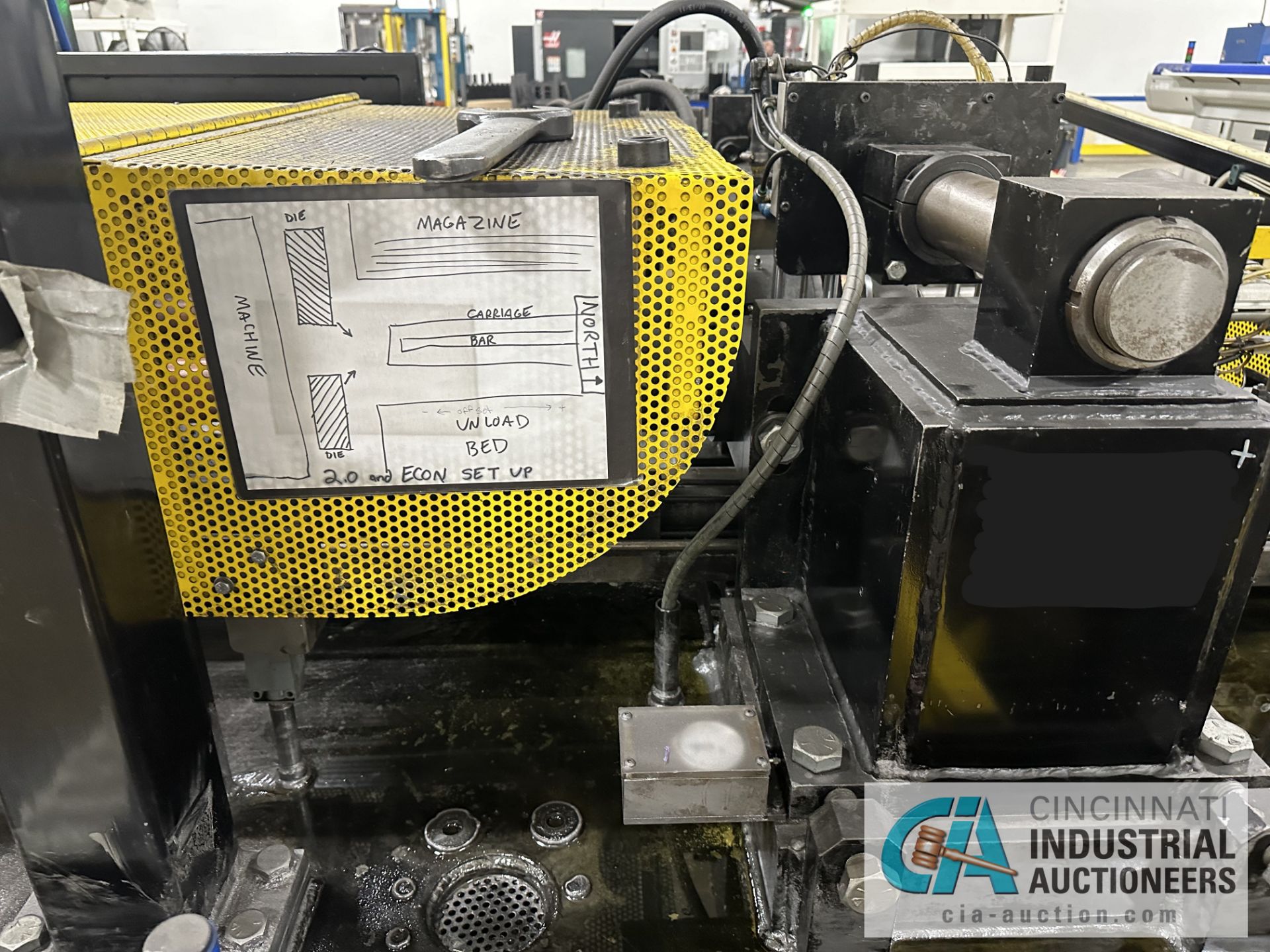 TESKER MODEL 230 THREAD ROLLER W/ AUTO LOAD AND UNLOAD; S/N 13888 ...