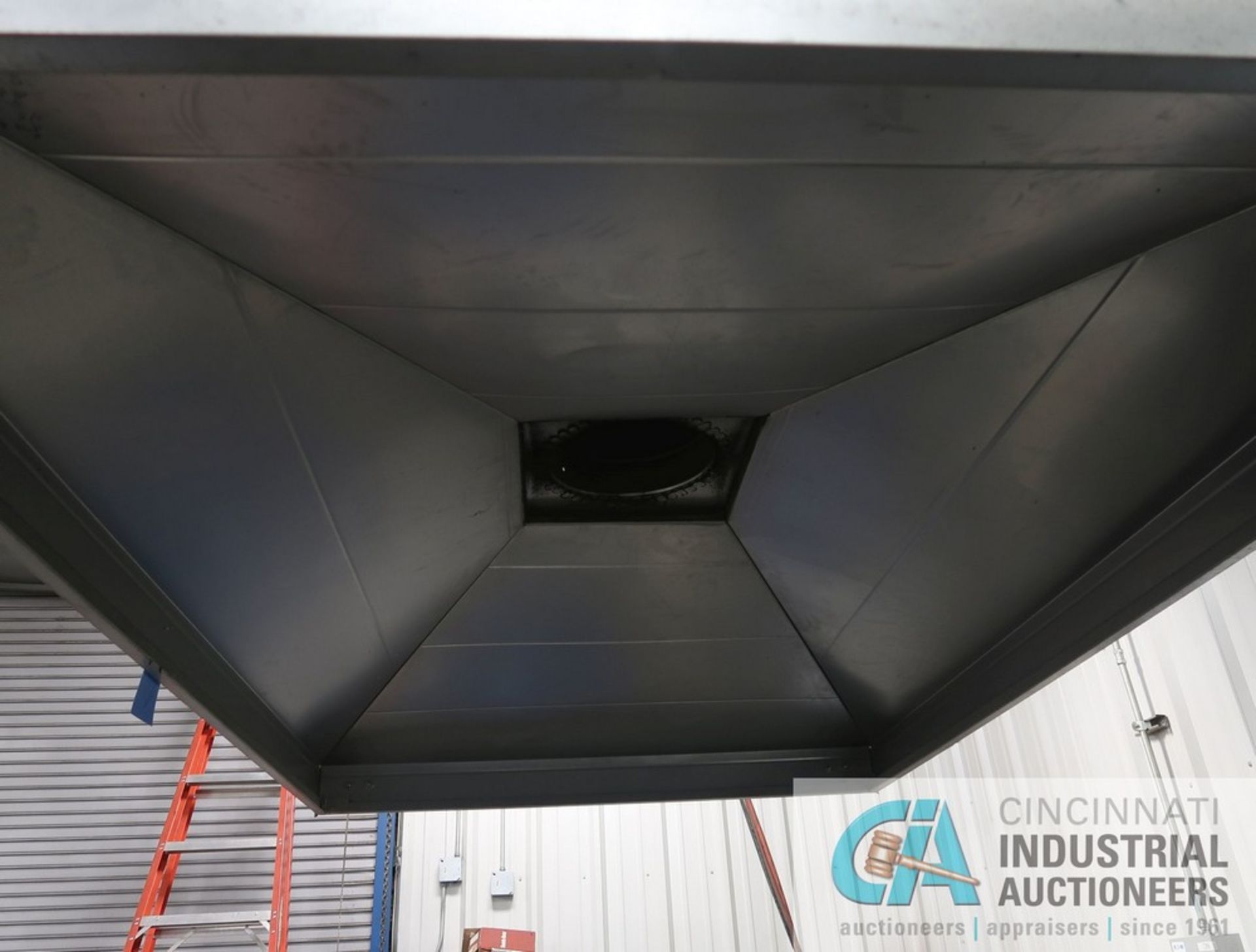 60" X 96" CUSTOM BUILT FUME HOOD WITH EXHAUST MOTOR **SPECIAL NOTICE ...