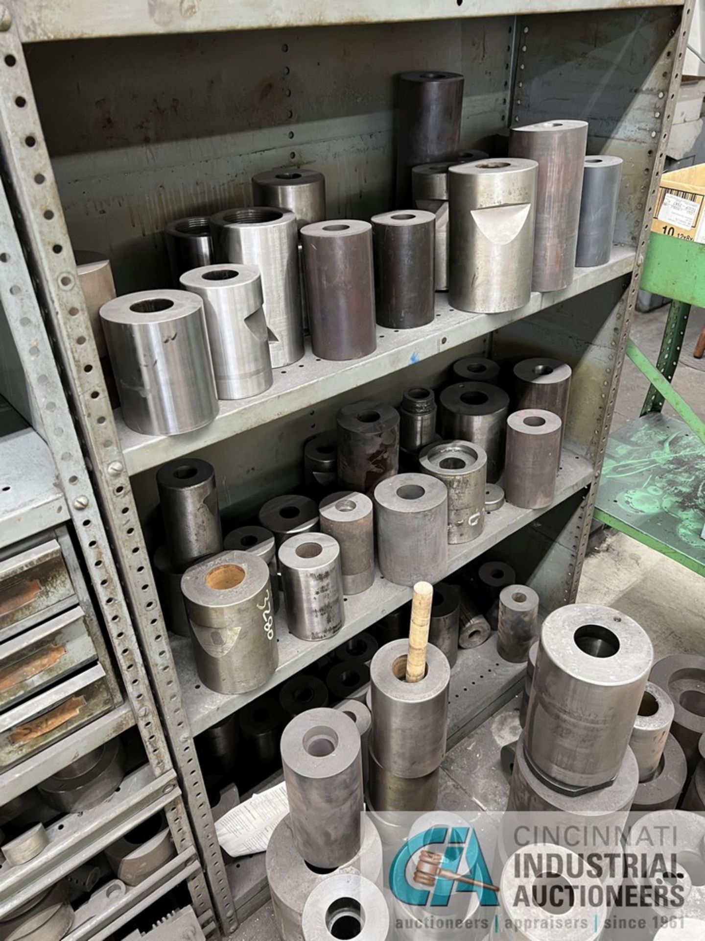 { Group of lots: 338, 339, 340, 341 } (LOT) MISCELLANEOUS HEADER DIES ...