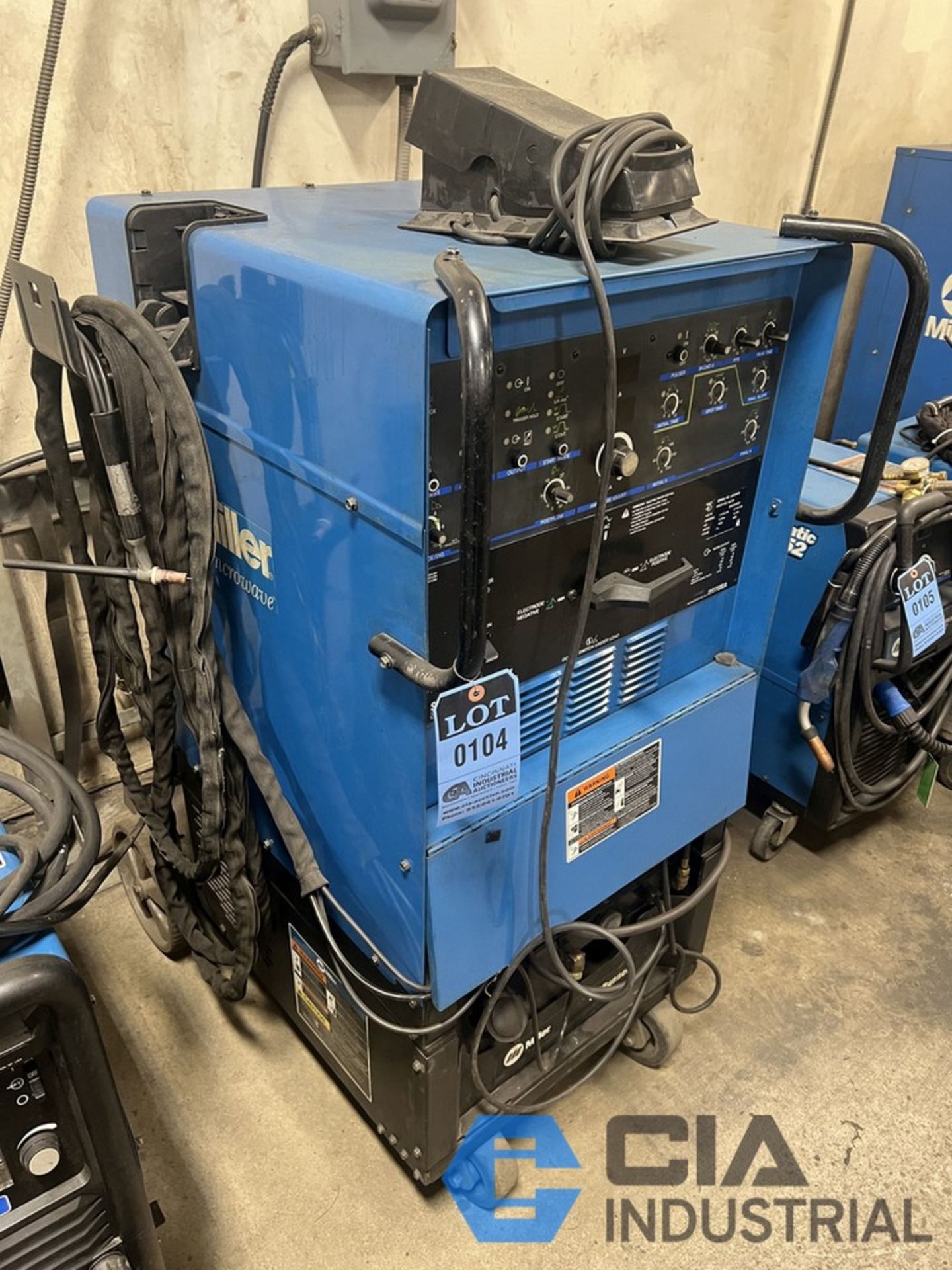 250 AMP MILLER SYNCROWAVE 250DX CC-AC/DC SQUAREWAVE TIG WELDING POWER ...