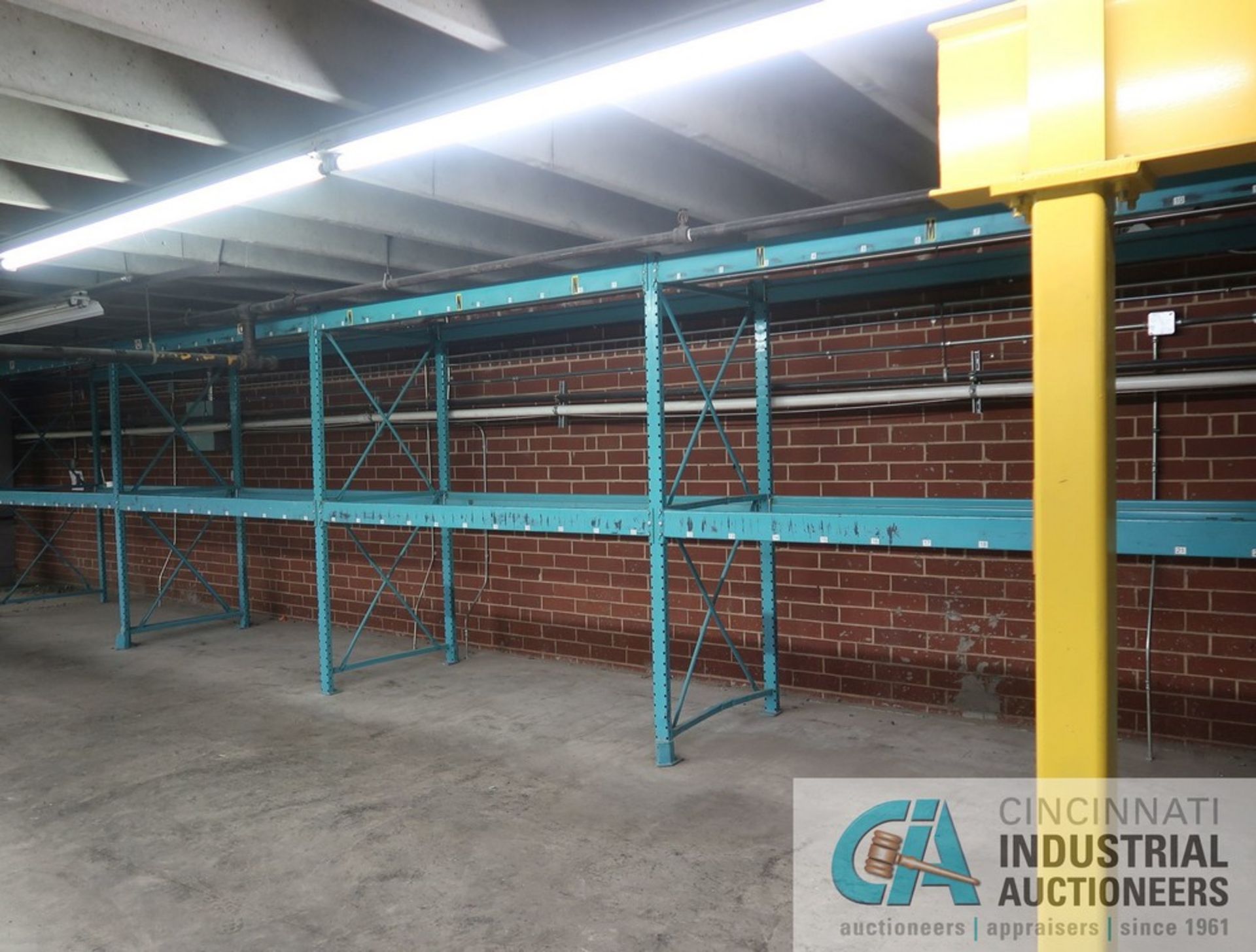 SECTIONS 42" X 96" X 144" HIGH ADJUSTABLE STEP BEAM PALLET RACK ...