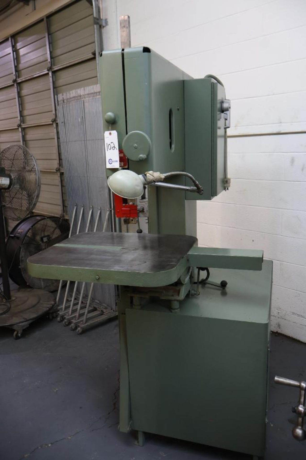 Grob 4V-18, 18" vertical band saw w/ blade welder 230v/460/3ph