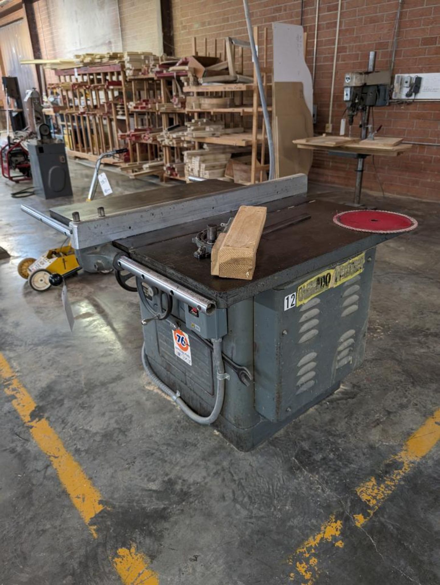 Delta/Rockwell 12" x 14" table saw