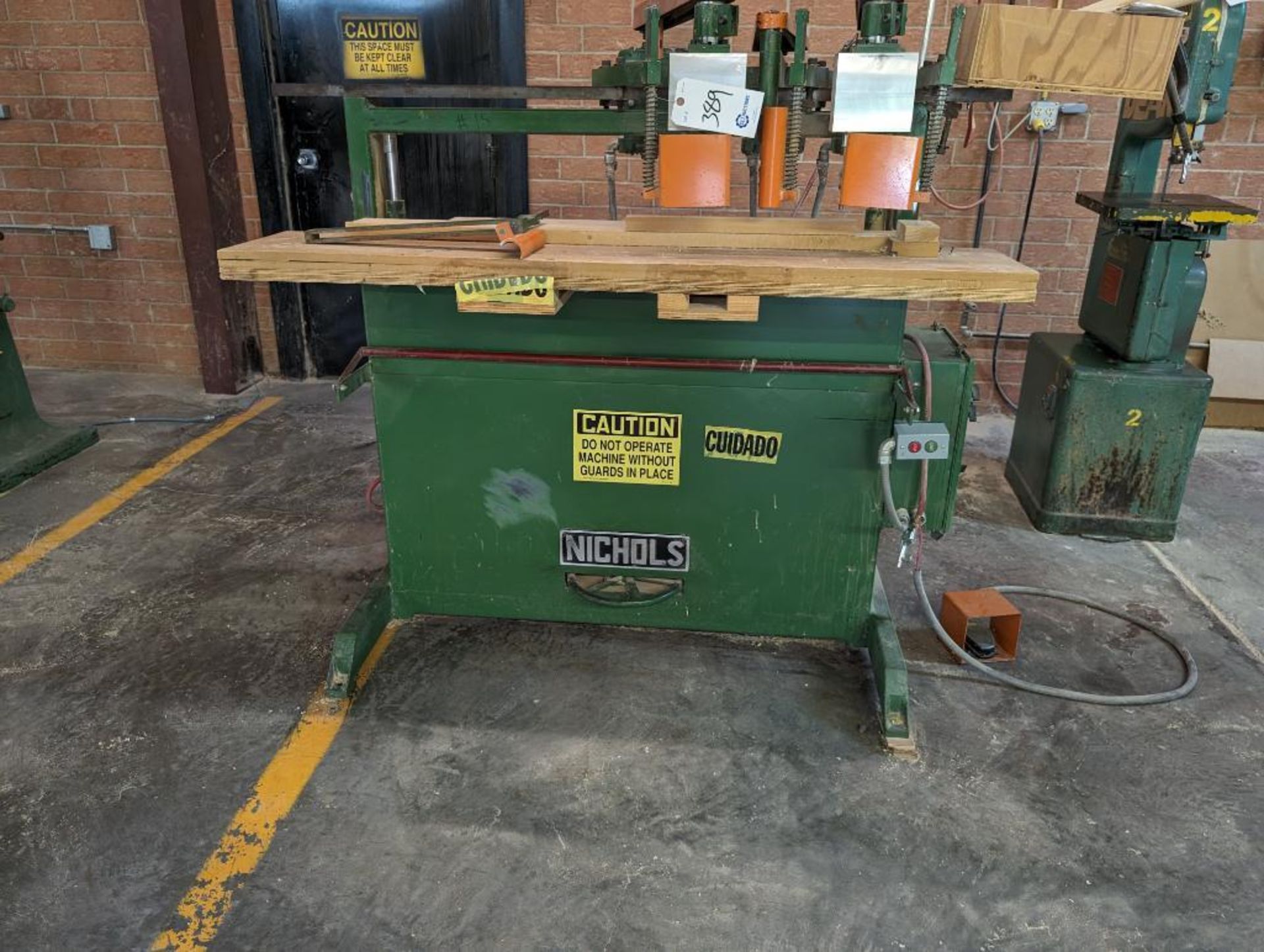 Nichols multi spindle boring machine