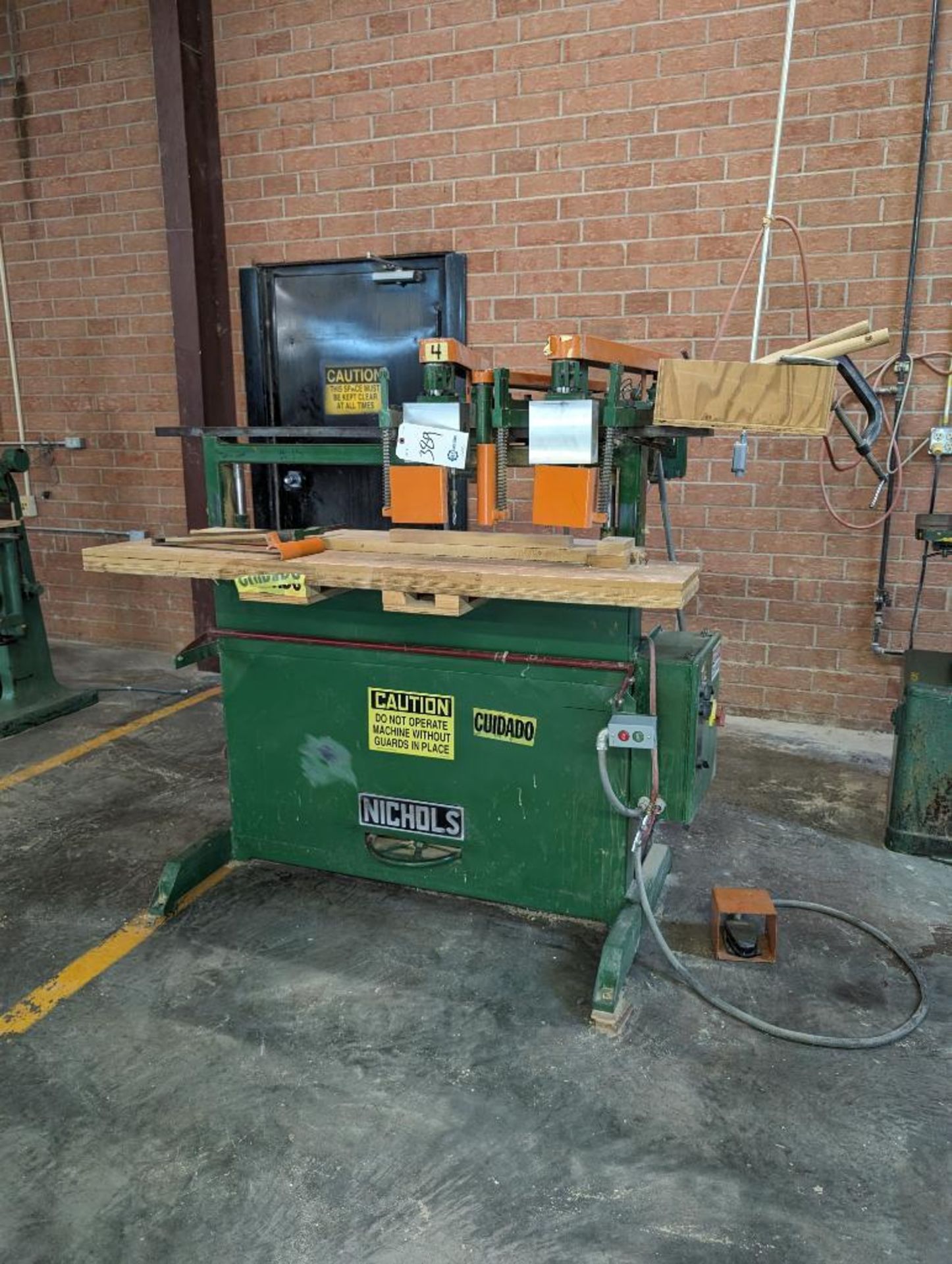 Nichols multi spindle boring machine