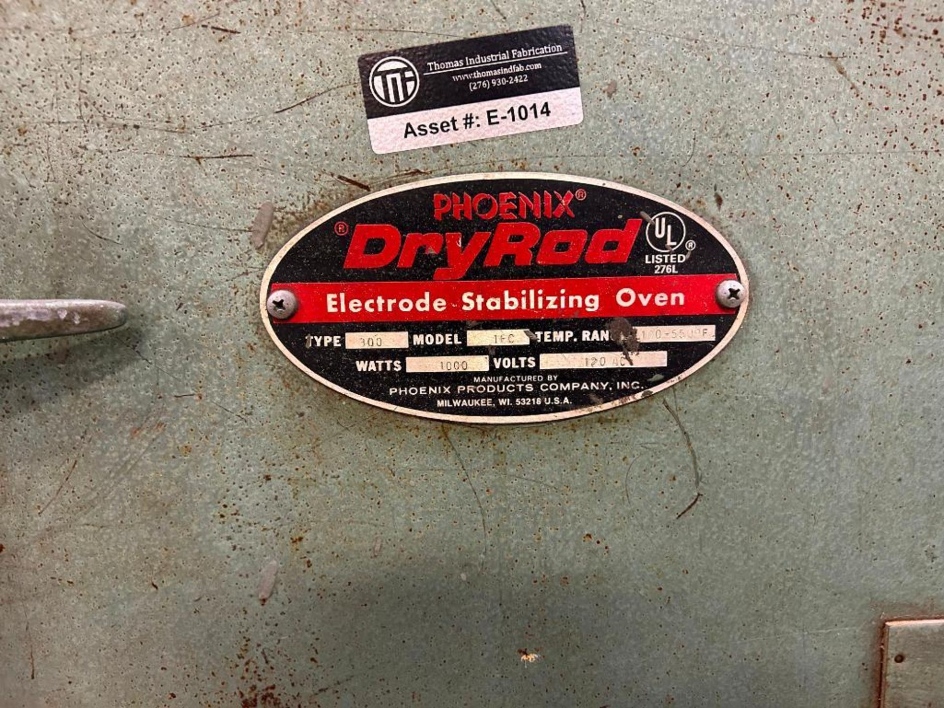 Phoenix DryRod Type 300, Model 16 rod oven
