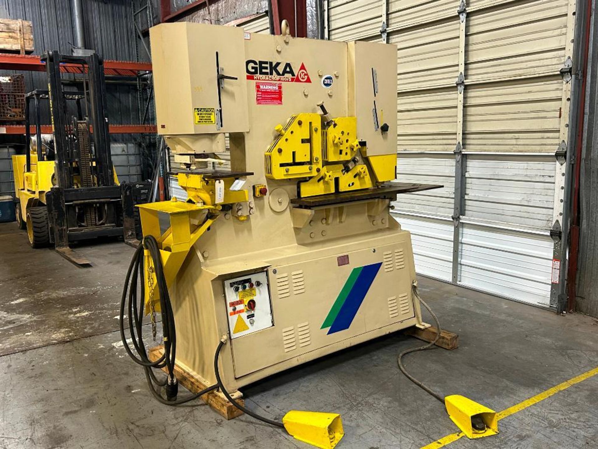 Geka HYD-100 100 ton iron worker