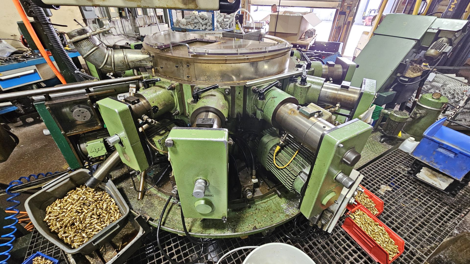 Hydromat HW25/12 NC Rotary Transfer Machine, 12-Stations, Bar Feeder ...