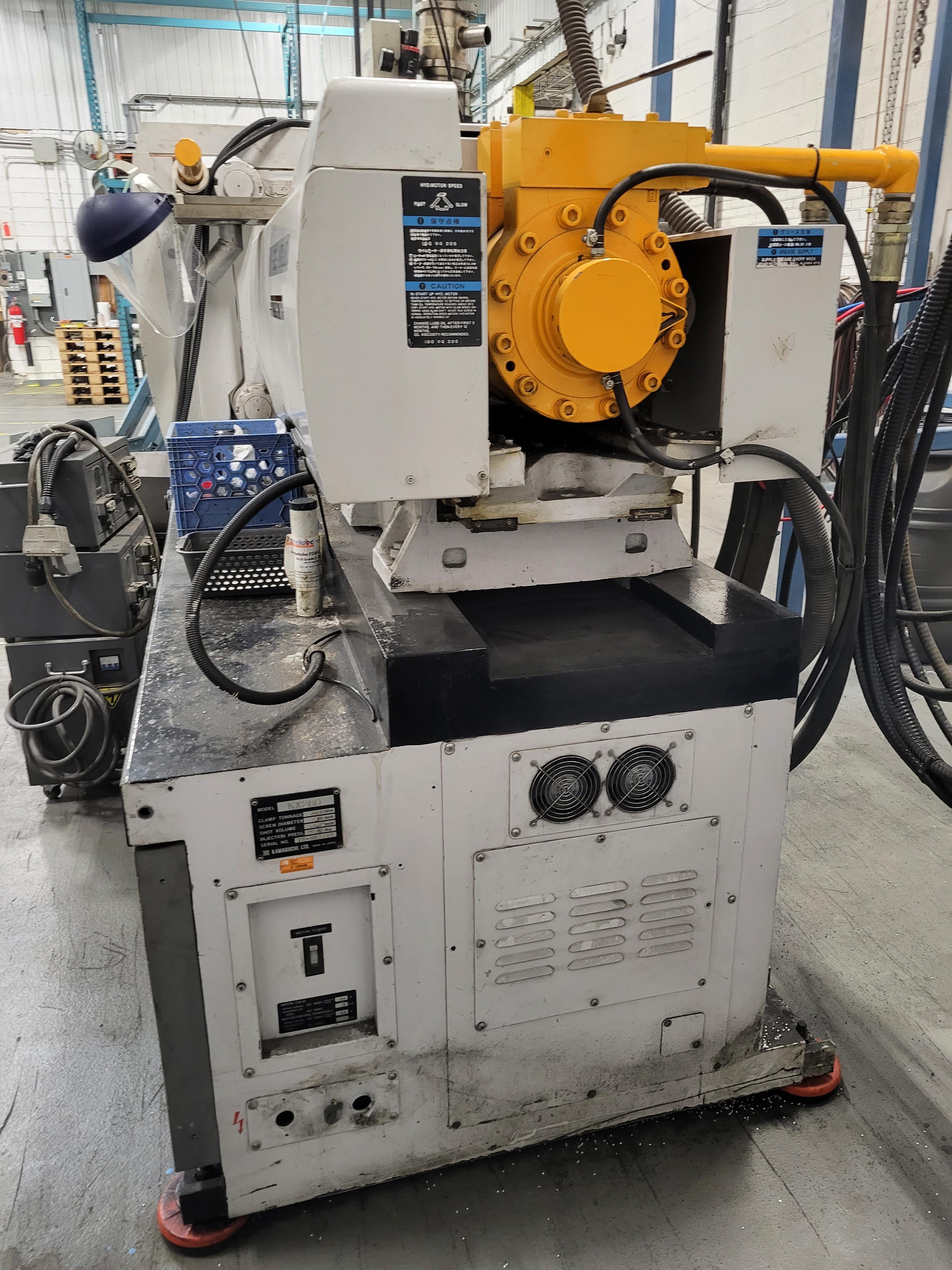 KAWAGUCHI mod. KX280 308 US Ton Servo Motor Injection Molding Machine ...