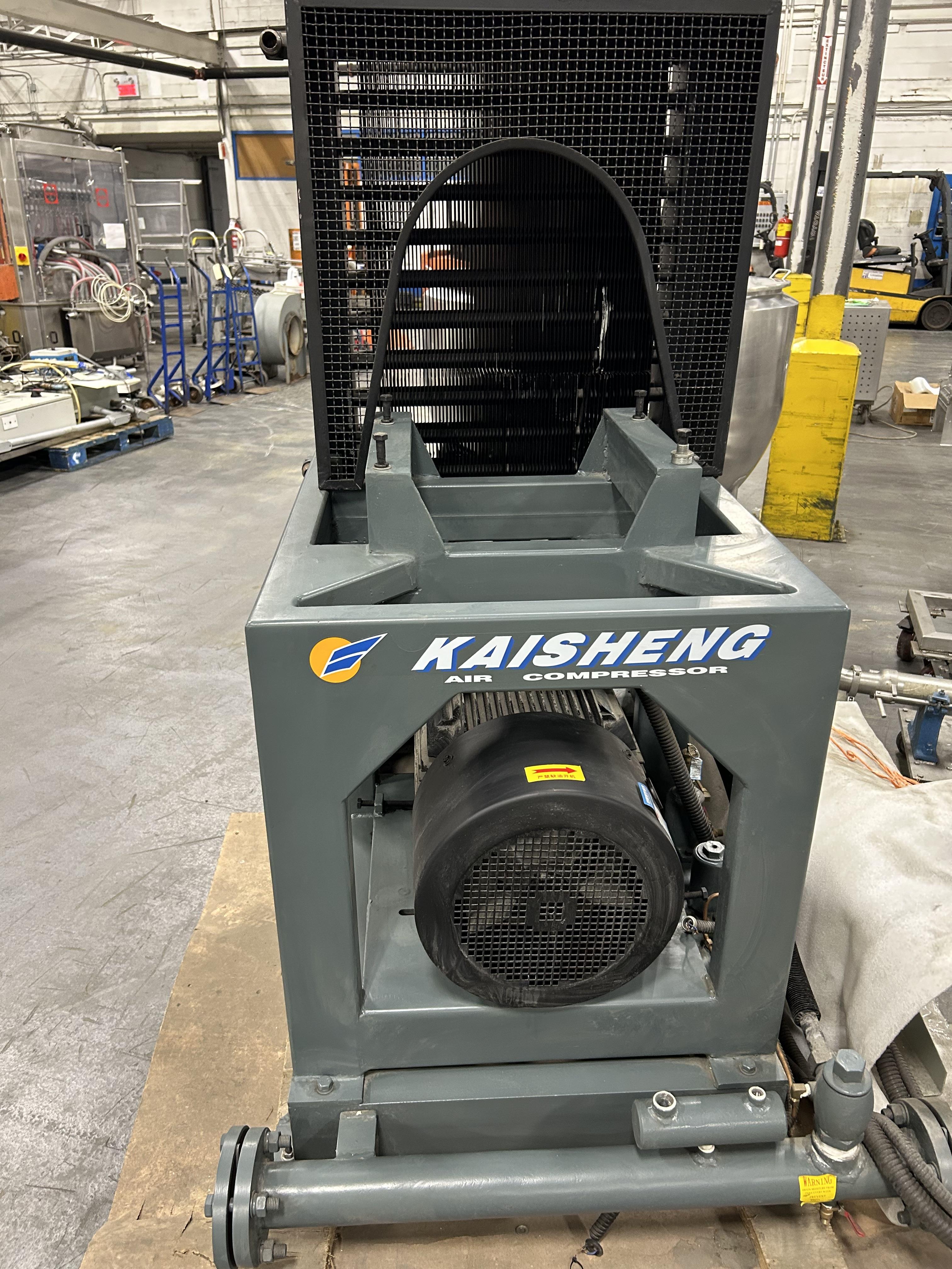 2015 KAISHENG 30HP Air Compressor, Piston Driven, 30Hp/22kW, 1.7m3/min ...