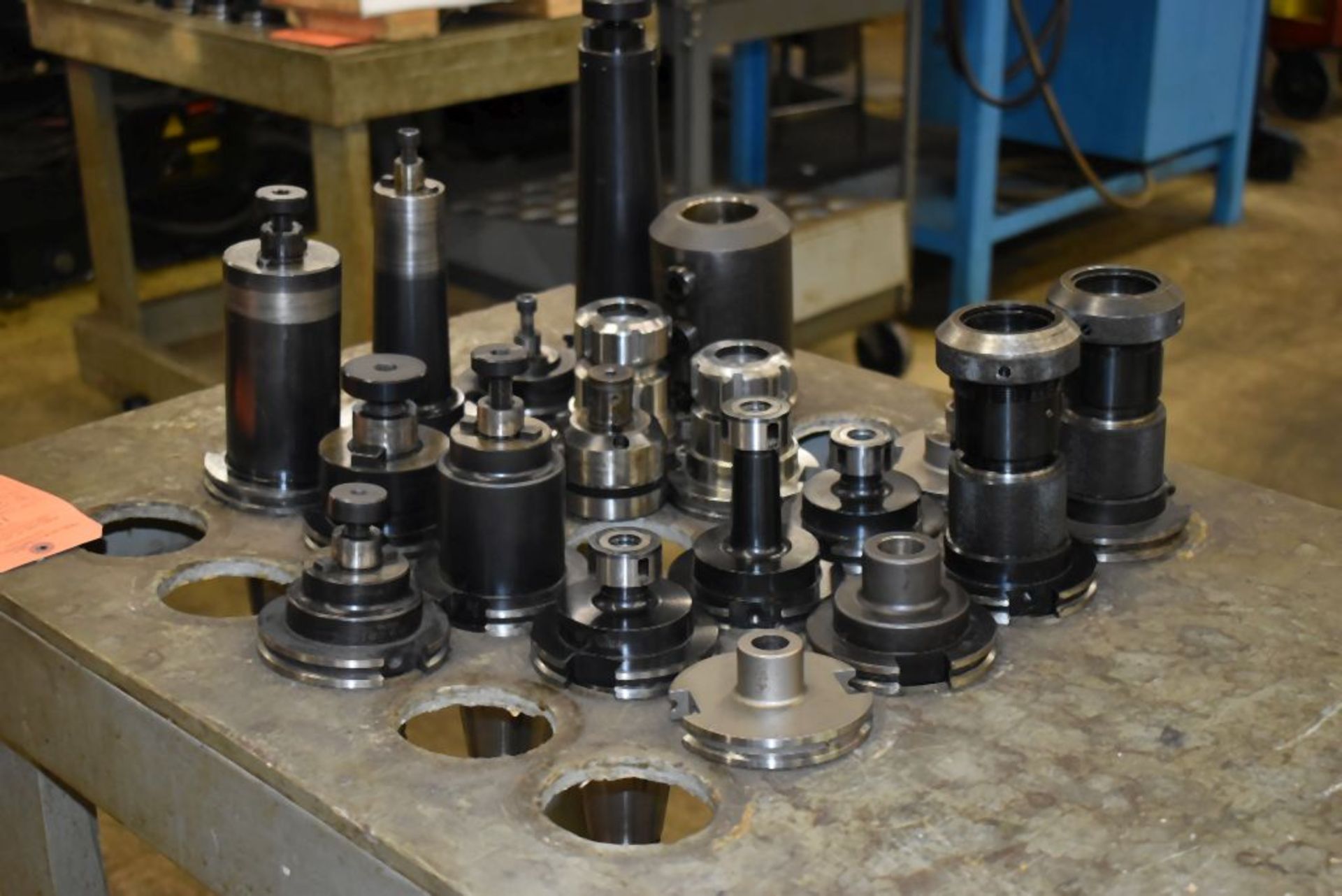 LOT WITH TOOLING - CAT 50: (2) TAPER HOLDER, ERICSON (3) PCS, 1.500-SA ...
