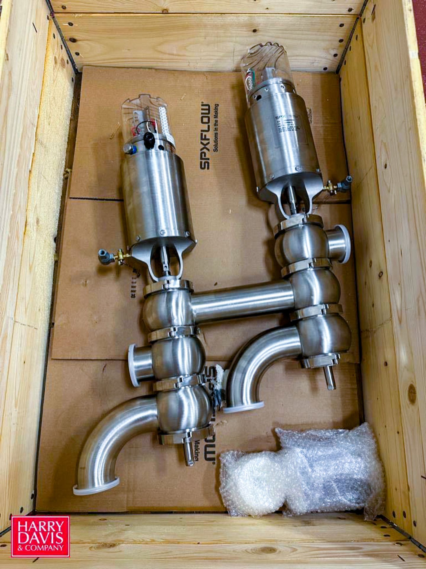 NEW SPX 3” S/S Flow Diversion Valve with Control Tops, Model: W26500016 ...