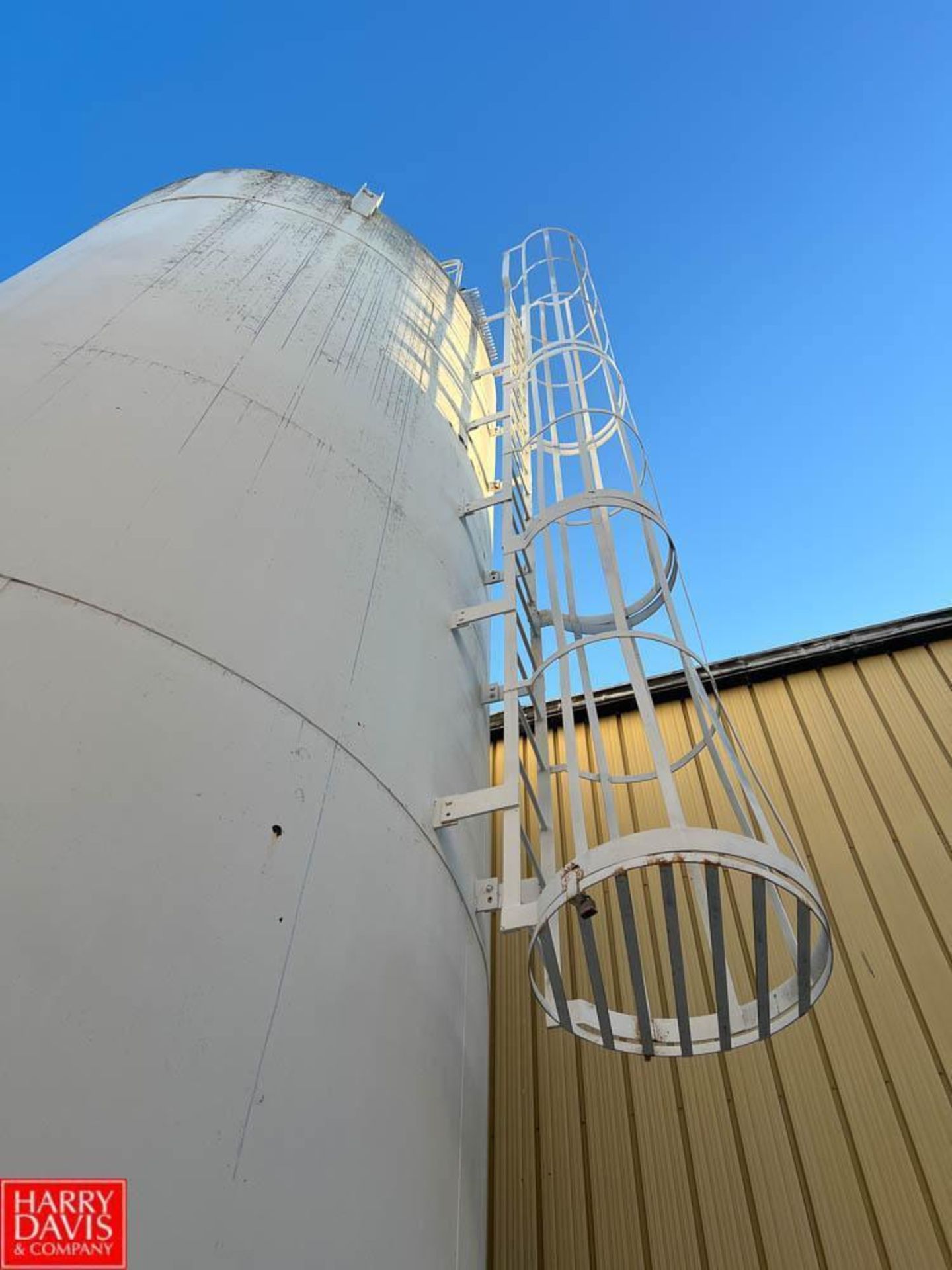 Crepaco 15,000 Gallon Jacketed S/S Silo, S/N: B1160 with Sensor, Gauge ...