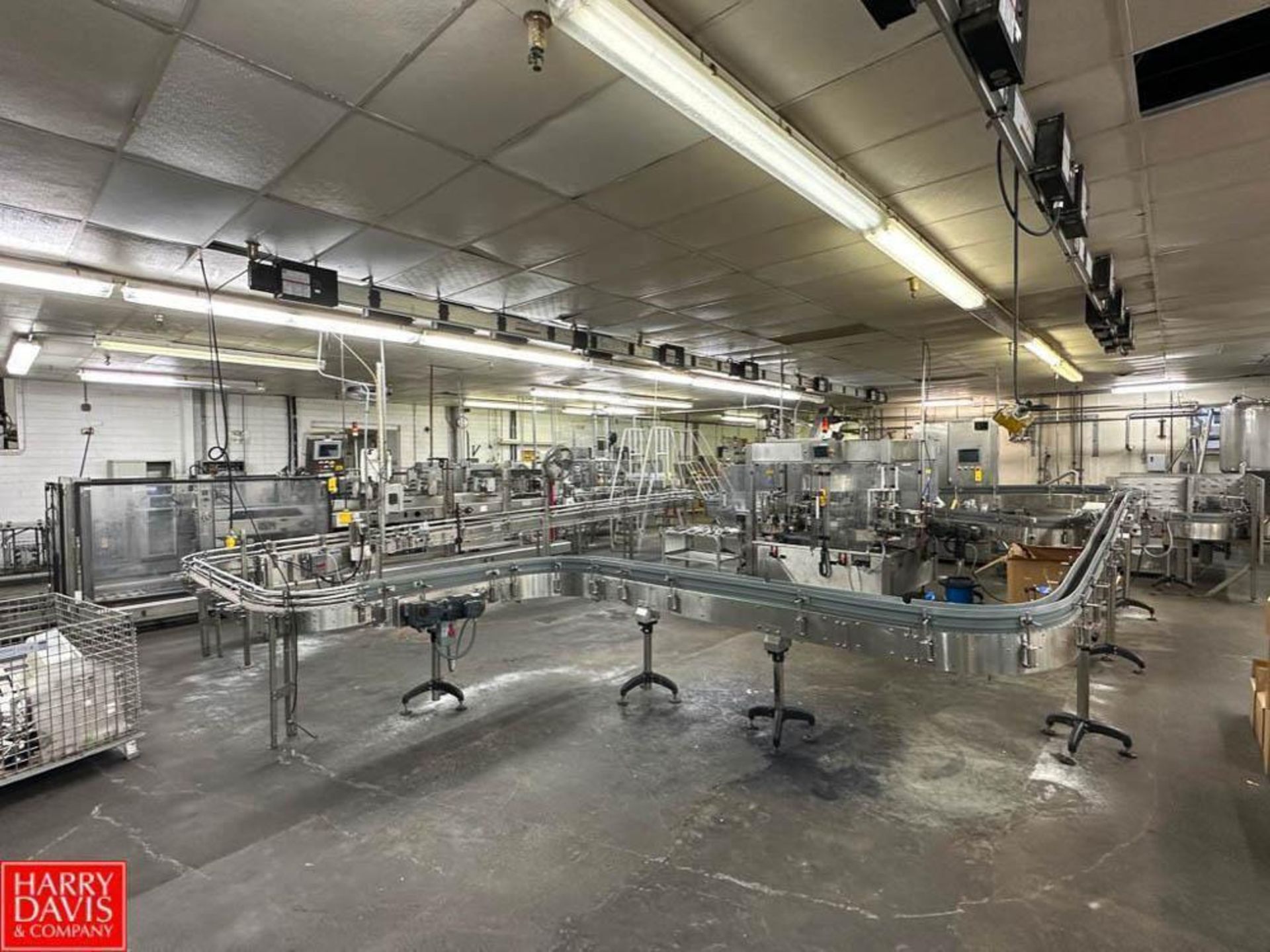 BULK BID (Lots: 78-94): Elmar 21-Valve Filling Line with AROL 8-Head ...
