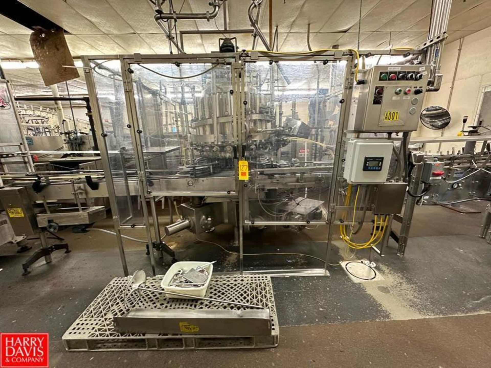 Elmar 21-Valve S/S Filler (Set for 8 oz) with Allen-Bradley PanelView ...