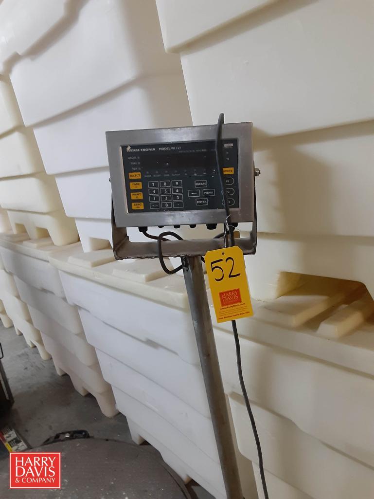 Weigh-Tronix Digital Platform Scale, Model: 127 with Operator Touch ...