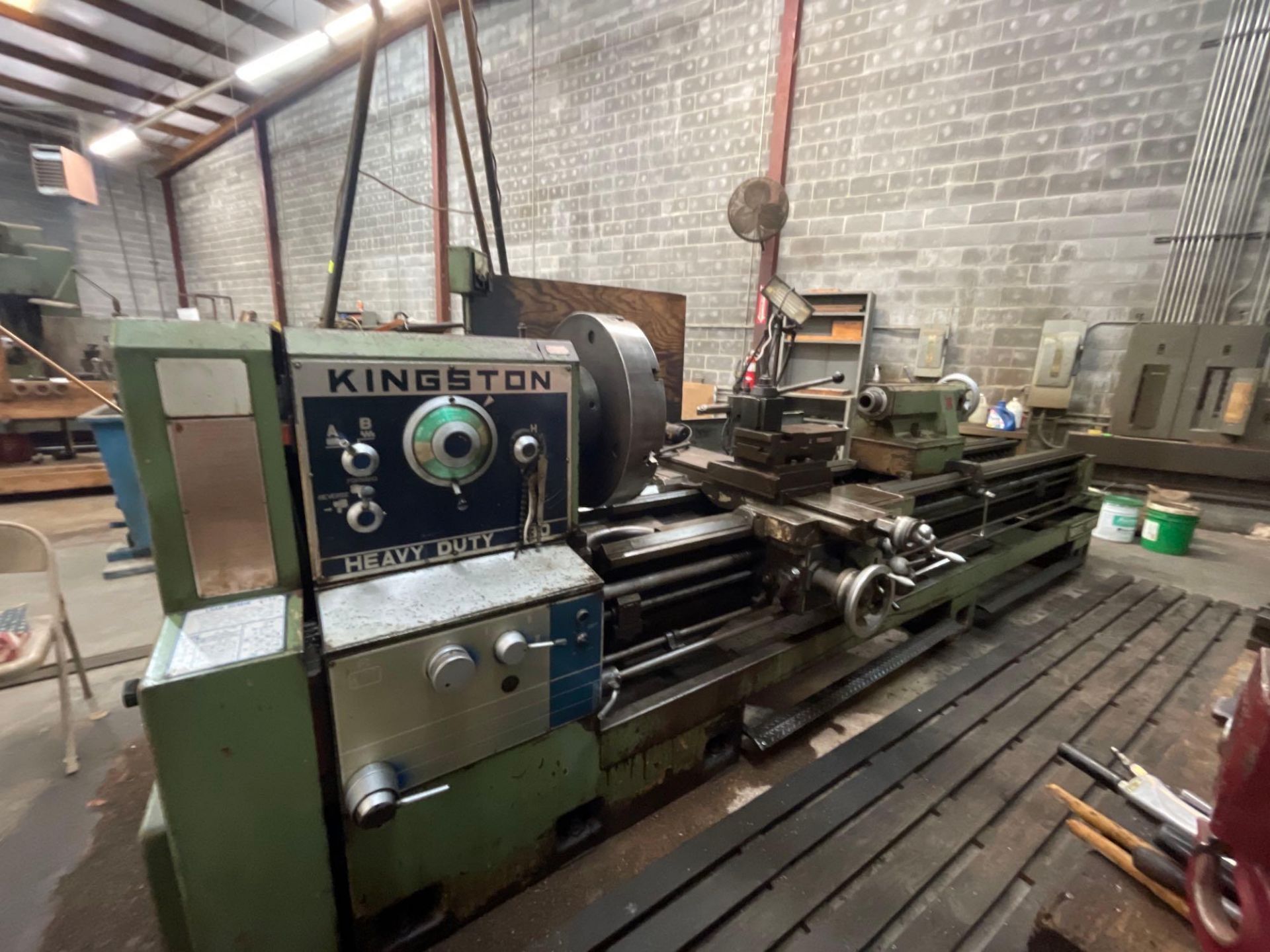 Kingston Heavy Duty 30 Lathe, 30" x 120" capacity, Model HR3000, S/N ...