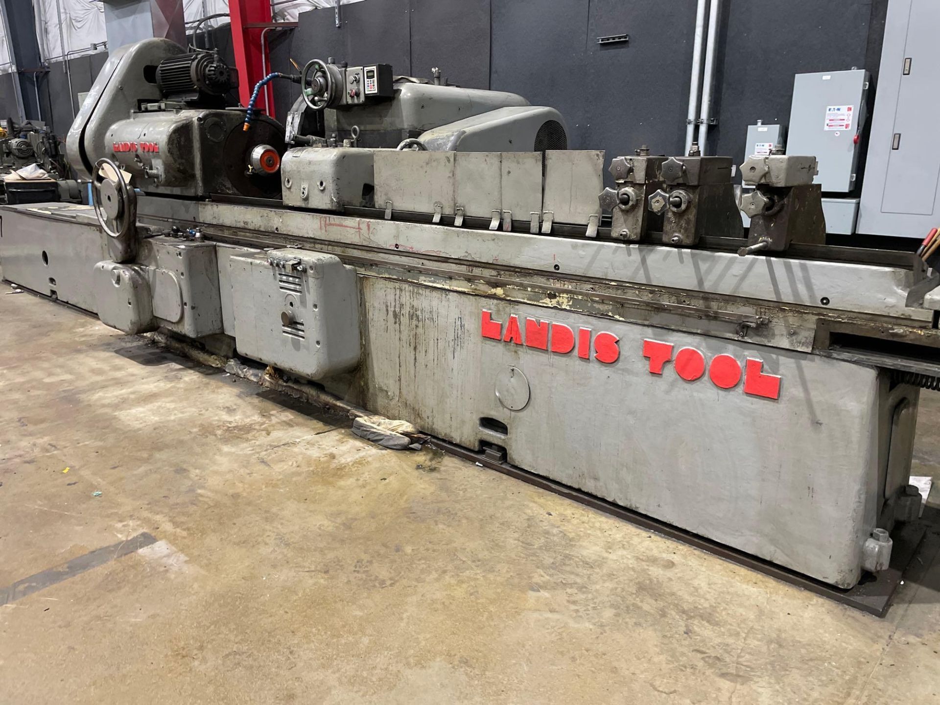 Landis Heavy Duty Plain Cylindrical OD Grinder 22" x 120", variable ...