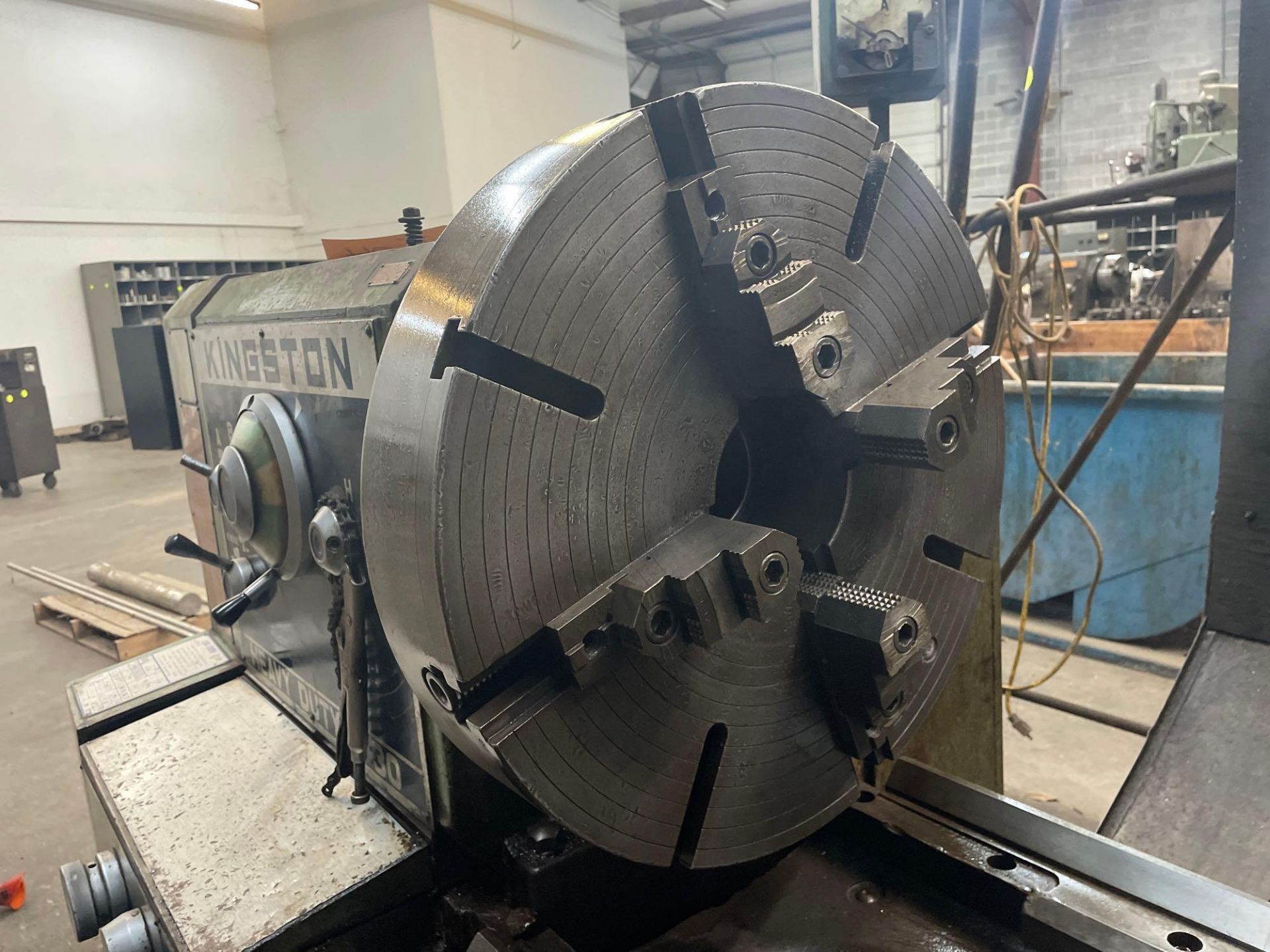 Kingston Heavy Duty 30 Lathe, 30" x 120" capacity, Model HR3000, S/N ...