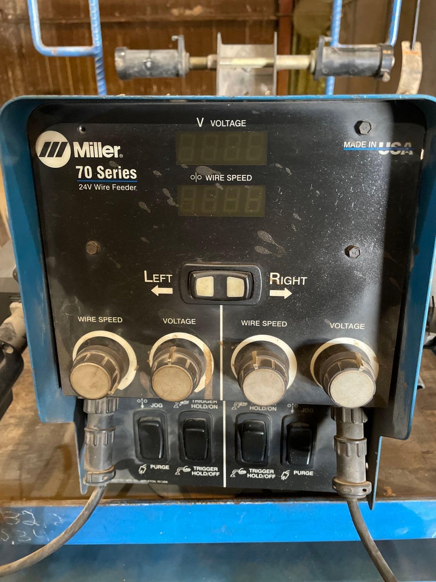 Miller Dimension 452 DC Welding Power Source on Casters with Miller 70 ...