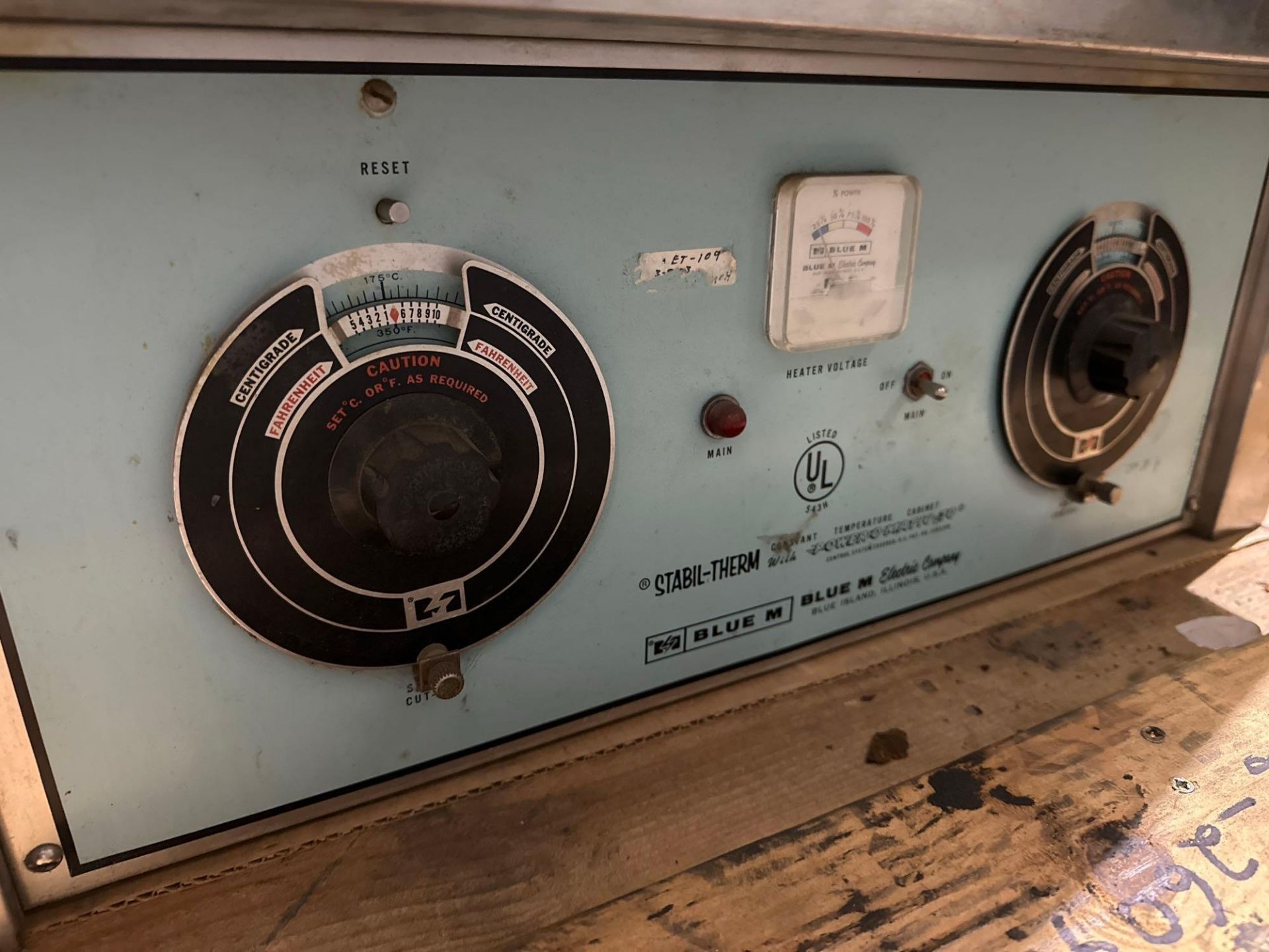 { Group of lots: 186, 187 } Blue M Oven Model: 0V-510A-2, S/N: 0V3 ...