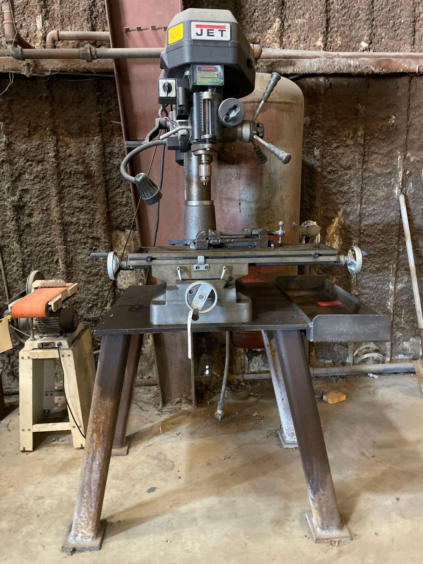 Jet 9" x 32" Milling / Drilling Machine Model JMD-18, 2 HP single phase ...