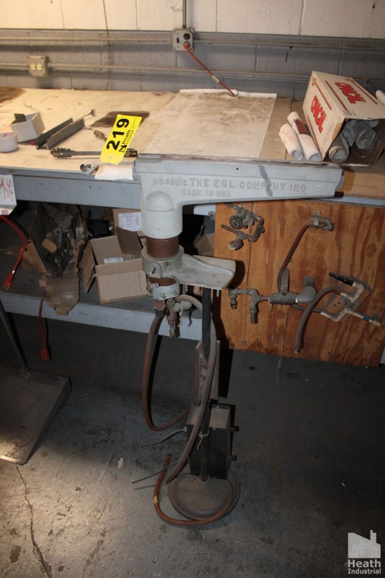 EGL MODEL 664201C RIBBON BURNER TORCH WITH STAND
