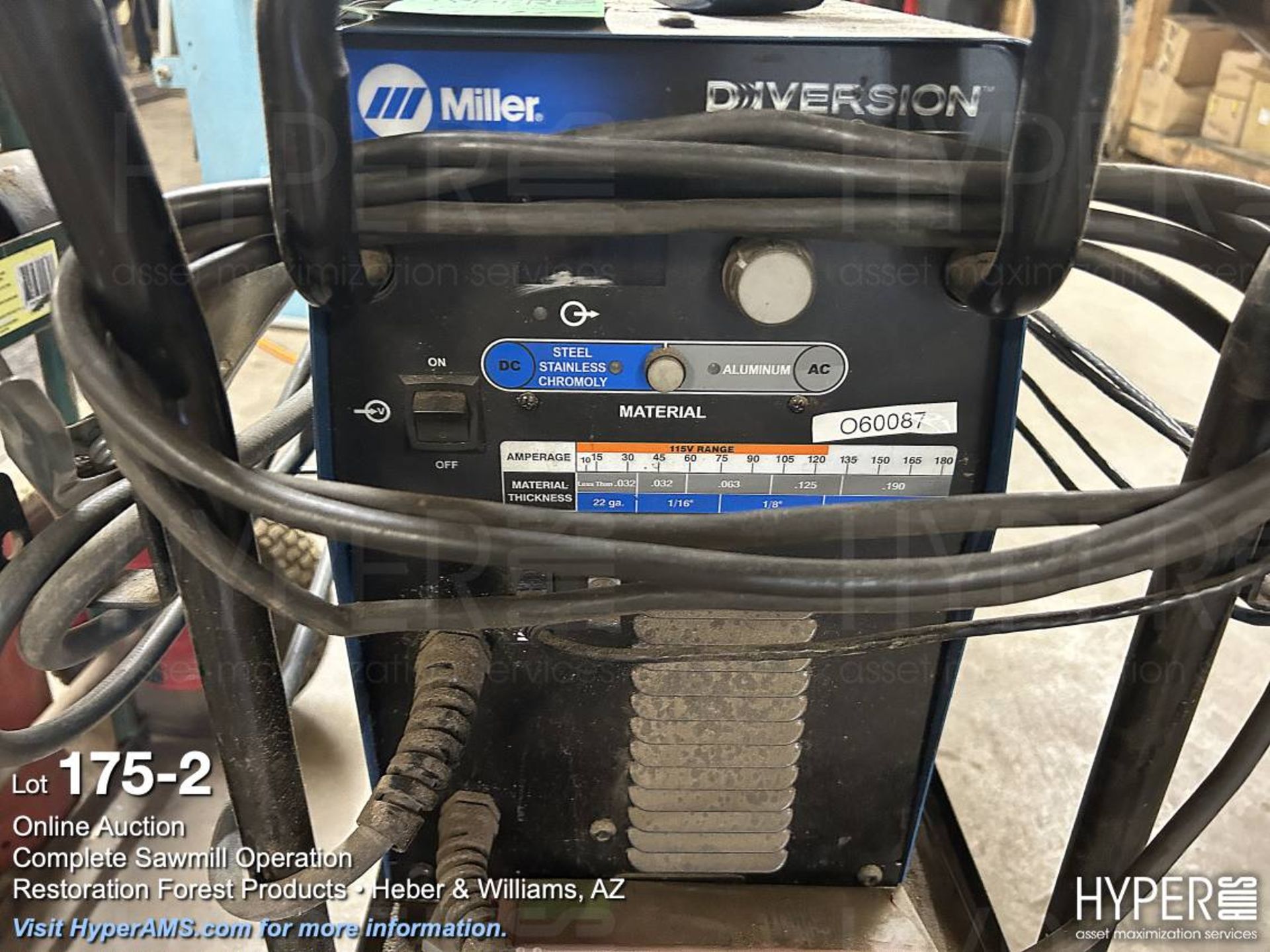 Miller Diversion 180 welder (no tank)