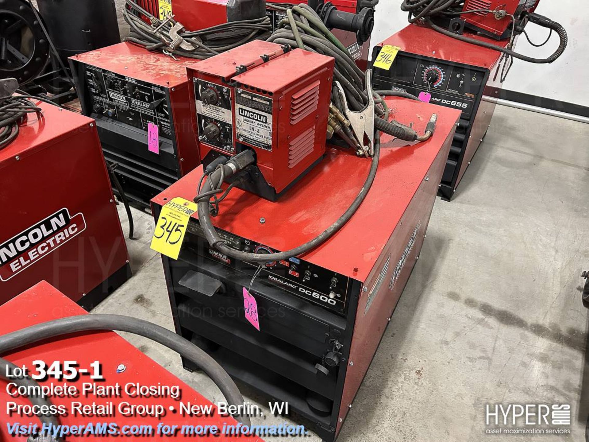Lincoln DC 600 Lincoln DC 600 MIG & LN8 Welder S# U1170507968 ...