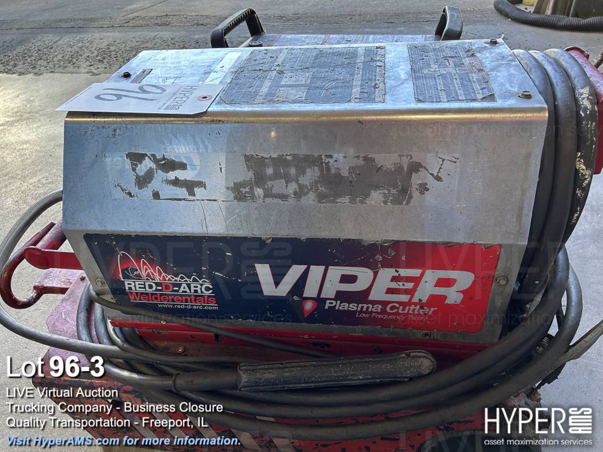 Viper plasma cutter Red-D-ARC low frequency torch