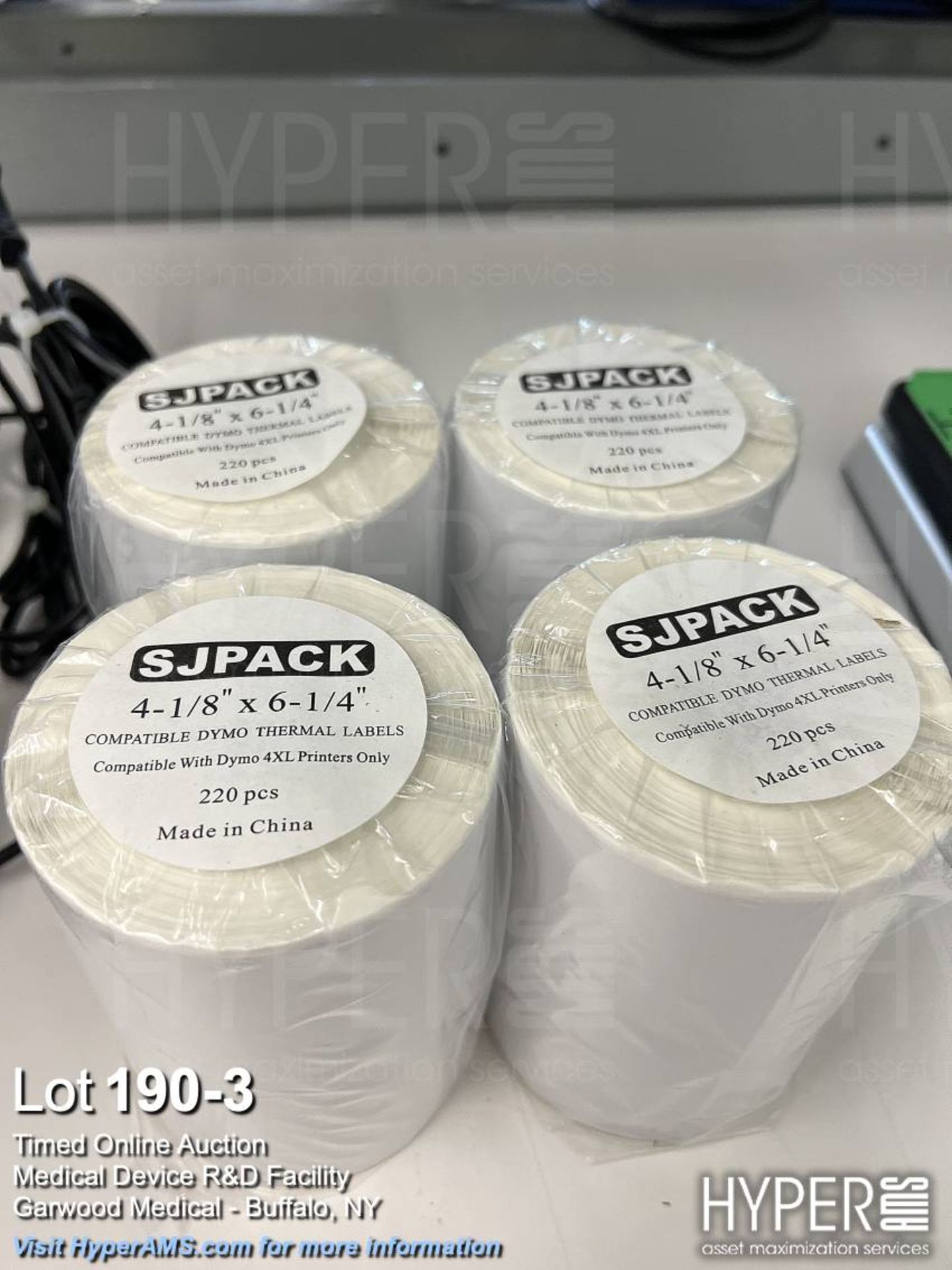 Dymo Labelwriter 4XL; Rolls of Thermo Labels + Scale