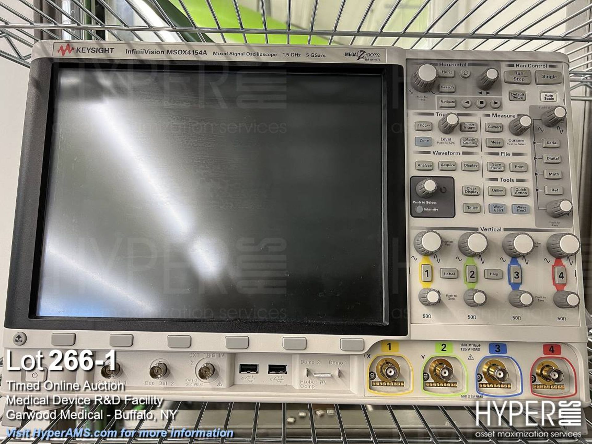 Keysight Infiniivision MS0X4154A Mixed Signal Oscilloscope 1.5Ghz Model ...