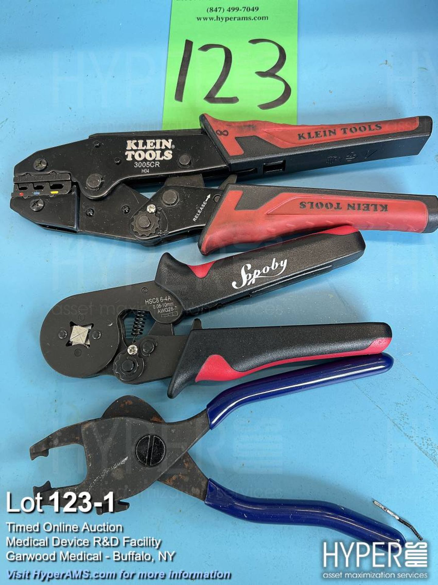 Lot of 3 Hand Crimpers As Pictured