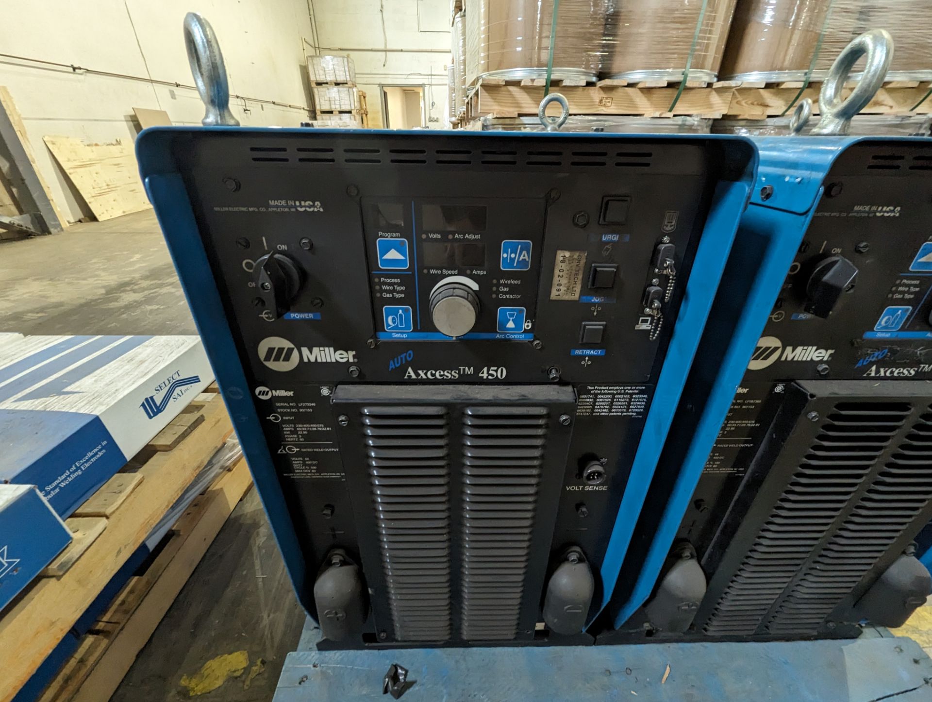 MILLER AUTO AXCESS 450 WELDER, S/N LF273348, STOCK NO. 907153 (LOCATED ...