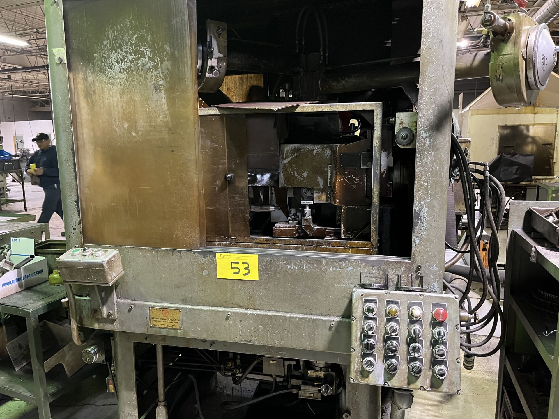 HERTLEIN SF-410-2 FLUTING MACHINE, S/N S7925 (RIGGING FEE $750)