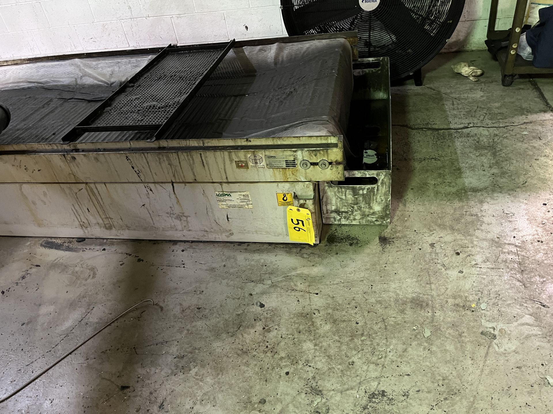 2009 LOSMA DTE-DCO 150/400 GRAVITY BED COOLANT FILTERS, APPROX. 3’ X 14 ...