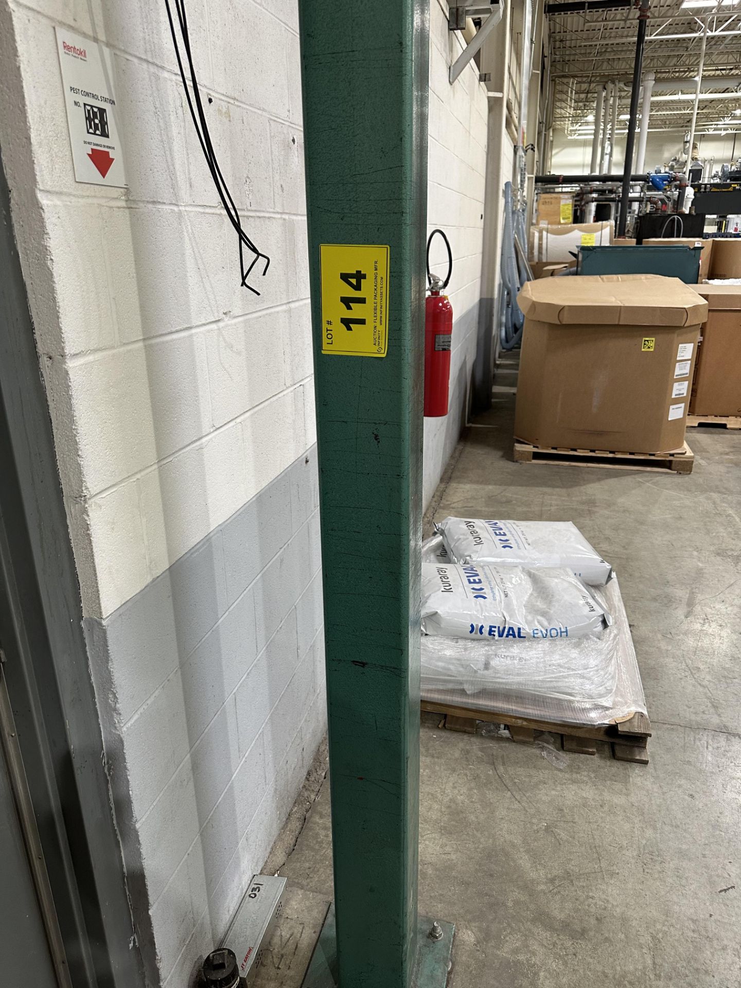 FREE STANDING CRANE SYSTEM W/ (2) INDEPENDENT BRIDGE CRANES, 1-TON CAP ...
