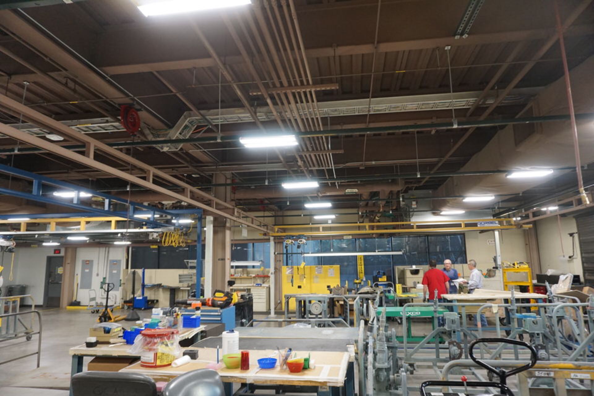 { Choice of lots: 252, 253 } Grobel 500 lb Cap Overhead Crane w/ (2 ...