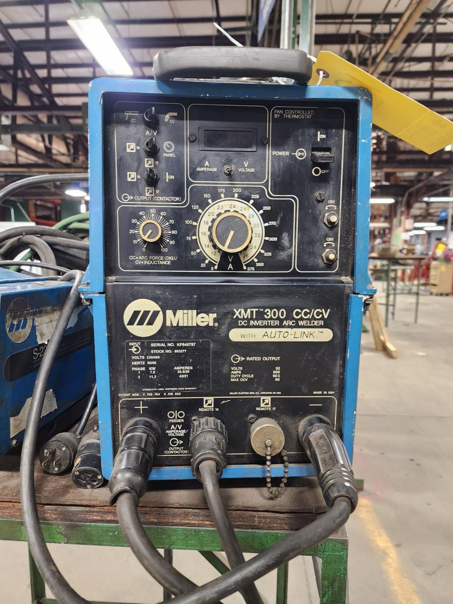 Miller XMT 300 CC/CV Arc Welder 230/460V, 1/3PH, 7.8/11.3kW; W/ S-22A ...