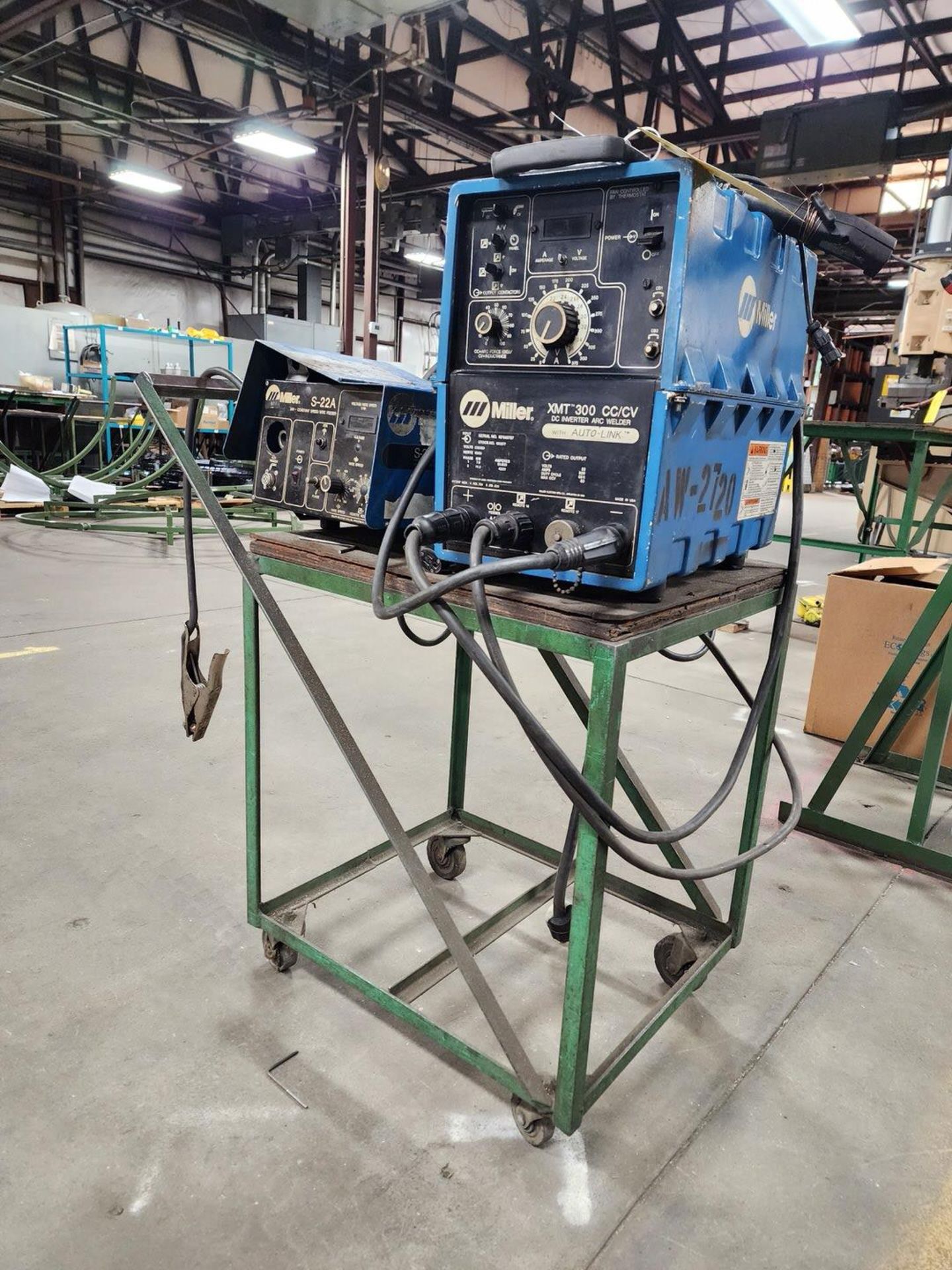 Miller XMT 300 CC/CV Arc Welder 230/460V, 1/3PH, 7.8/11.3kW; W/ S-22A ...