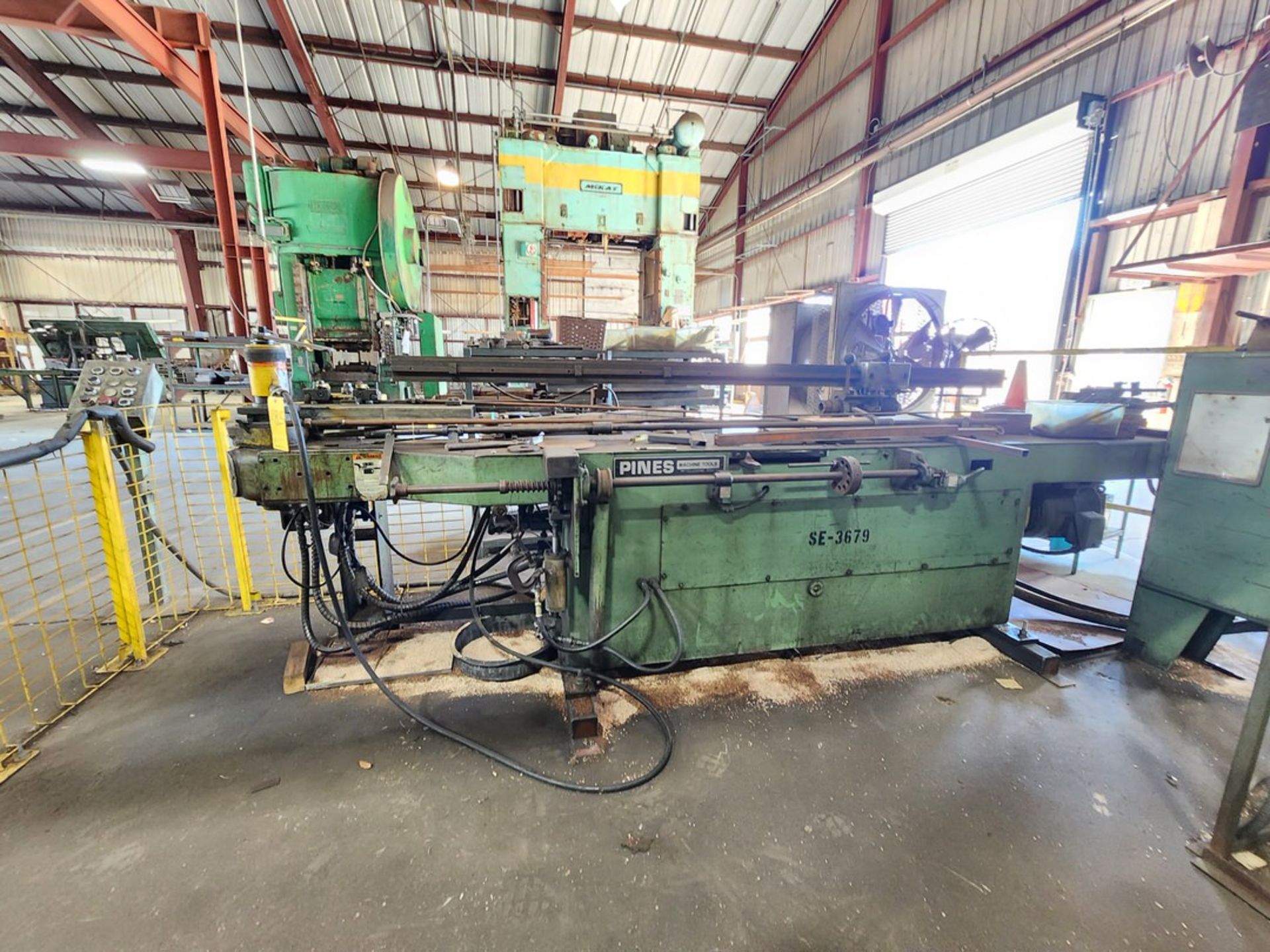 Pines 1" Horizontal Hyd Tool Bender W/ Control & Tooling