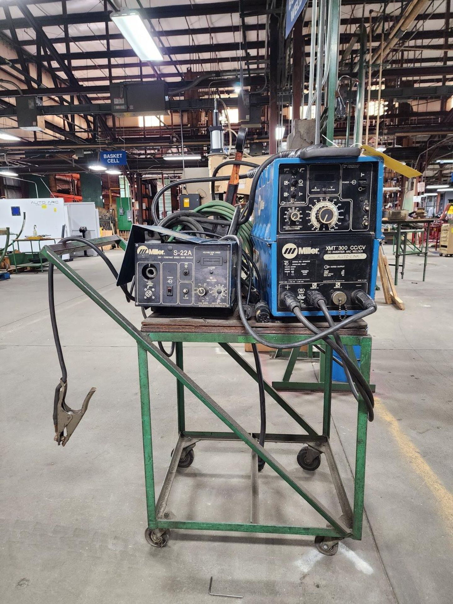 Miller XMT 300 CC/CV Arc Welder 230/460V, 1/3PH, 7.8/11.3kW; W/ S-22A ...
