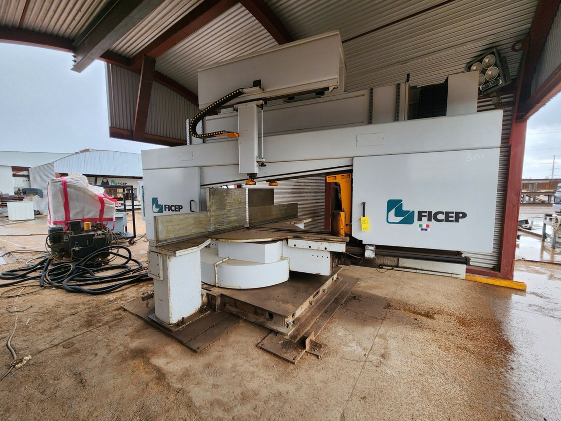 2020 Ficep K126 Mitering Saw Line W/ Ficep Controller; W/ Roller ...