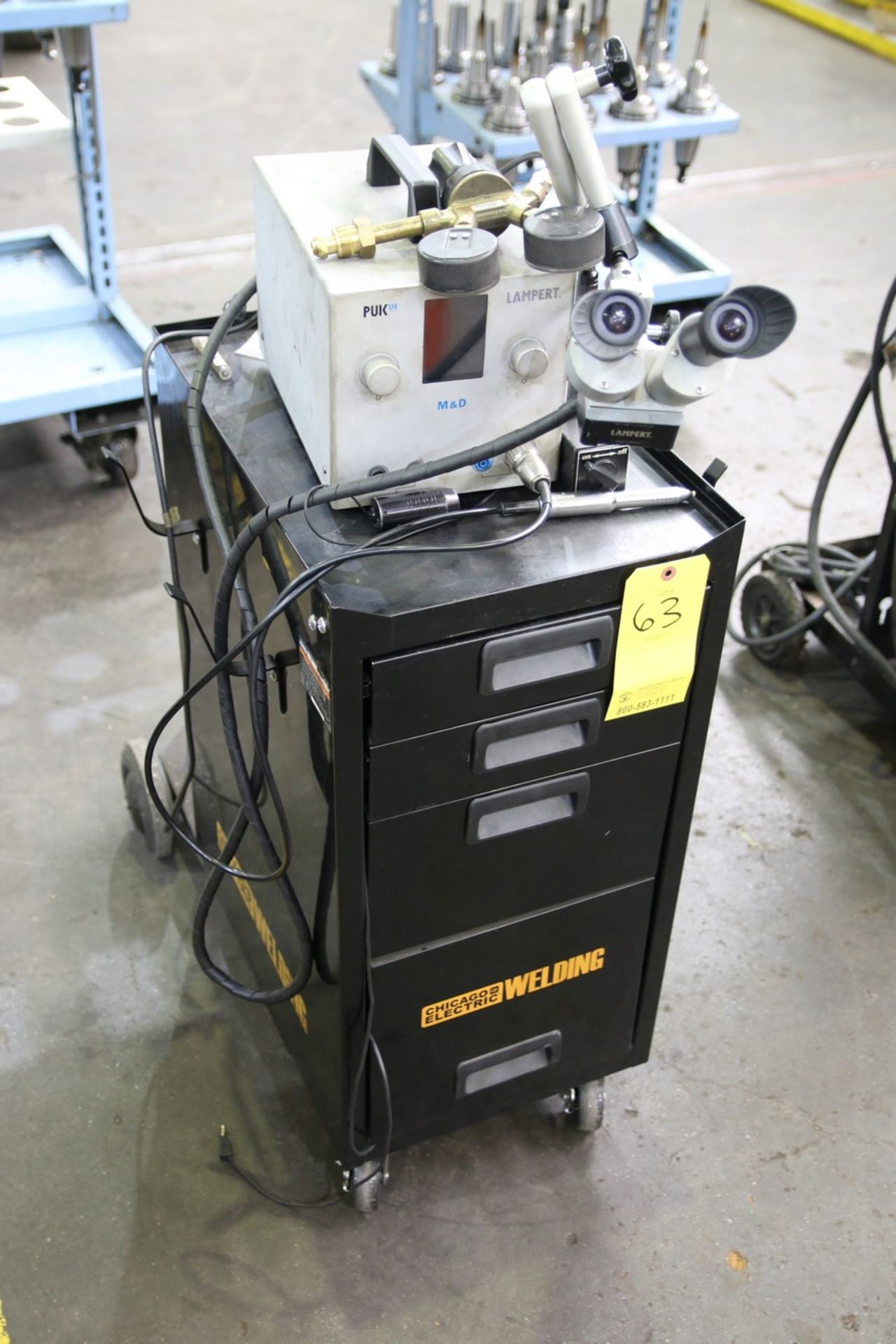 Lampert PUKU4 Lampert PUKU4 Precision Welder with Cart and Accessories