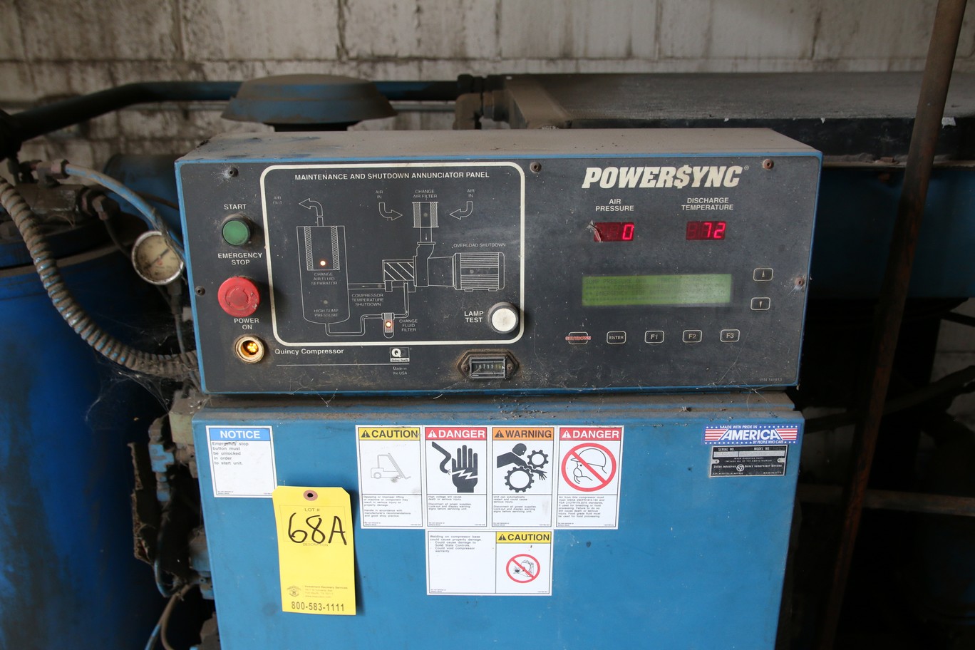 Quincy QSI-245 Quincy QSI-245 Low Pressure Air Compressor