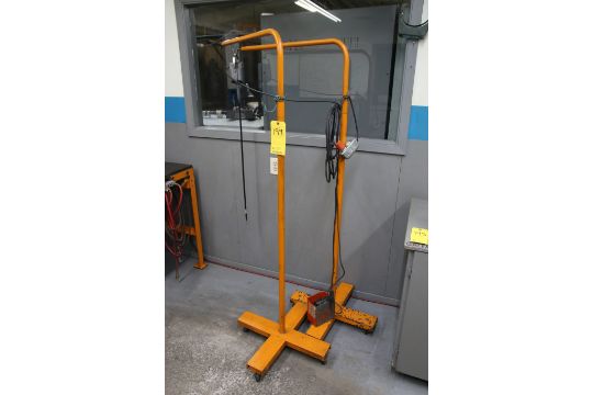 Set of Rolling Stands (2) Stands, 70" H