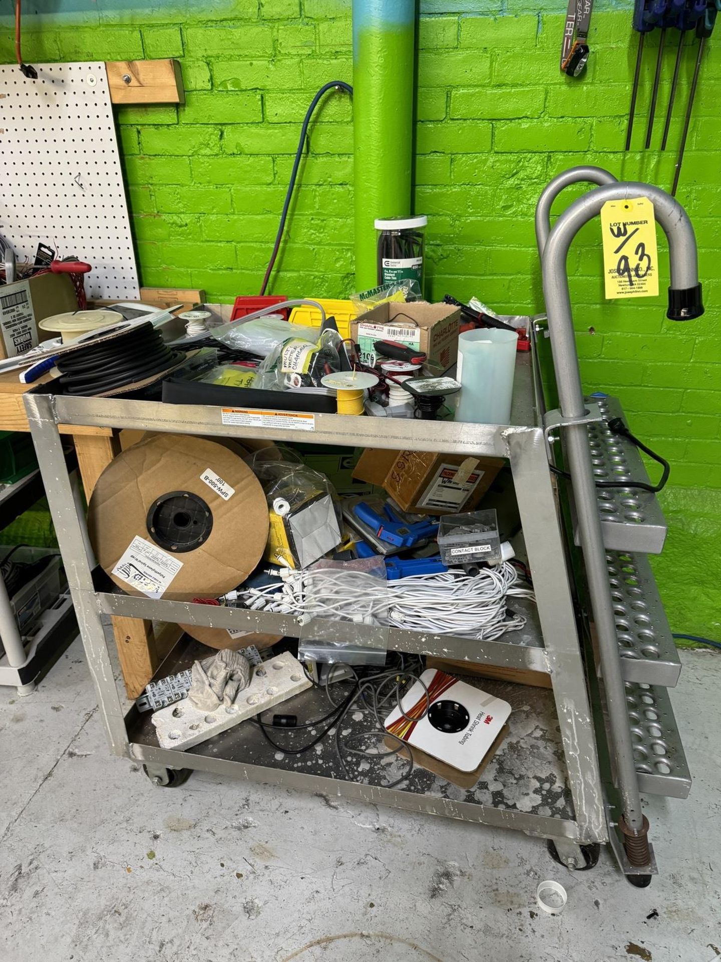 Lot Plastic Parts Bins, Cable Clamps, Electical Connectors, Fuse ...